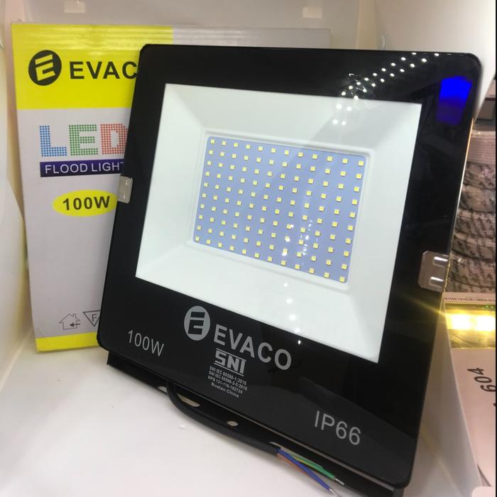 Jual LAMPU SOROT LED / TEMBAK 100 WATT 100W 100WATT EVACO IP66 - Putih - Jakarta Pusat - Plasma ...