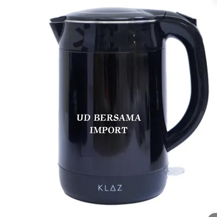 Jual Teko Listrik Double Wall 1.7L/Kettle/Pemanas Air KLAZ New - Hitam - Kota Surabaya - UD ...
