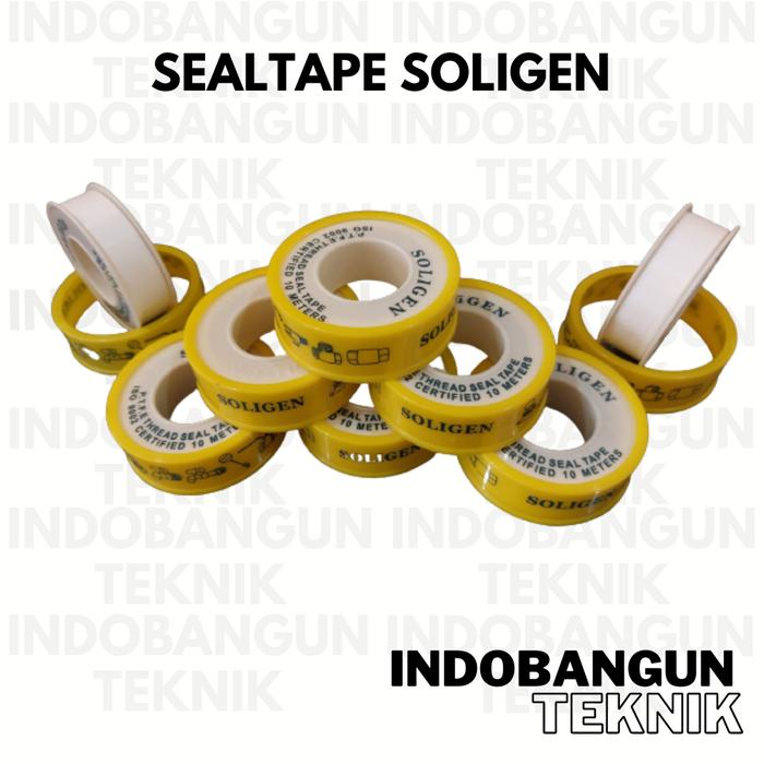 Jual Sealtape Selotip Isolasi Isolatip Seltip Siltip Soligen 10 Meter ...