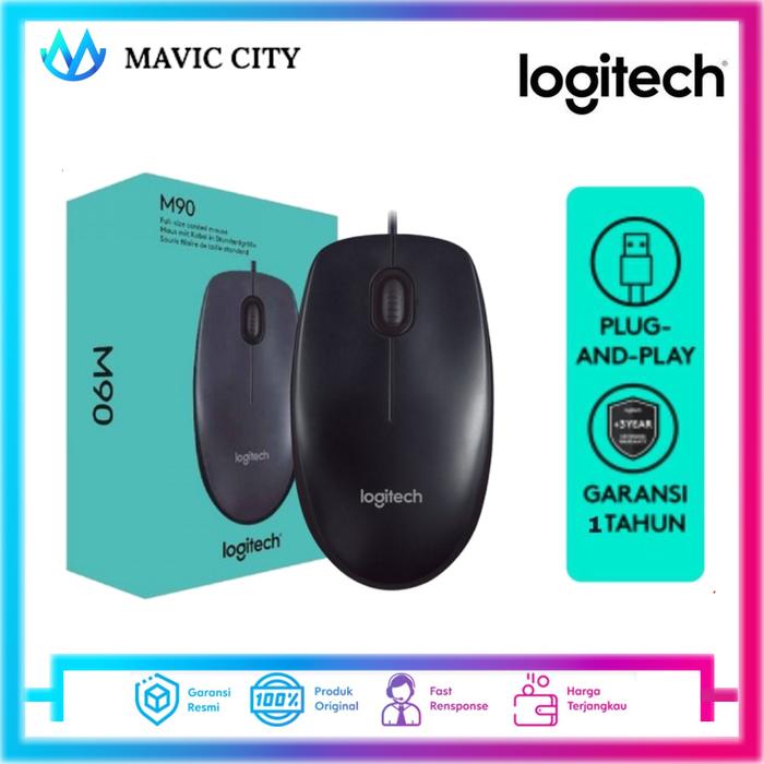Jual Logitech M90 Optical USB Mouse - Kota Semarang - Mavic City ...