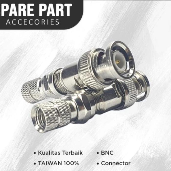 Jual CONNECTOR BNC ASLI TAIWAN KONEKTOR RG59 RG6 - Jakarta Pusat ...