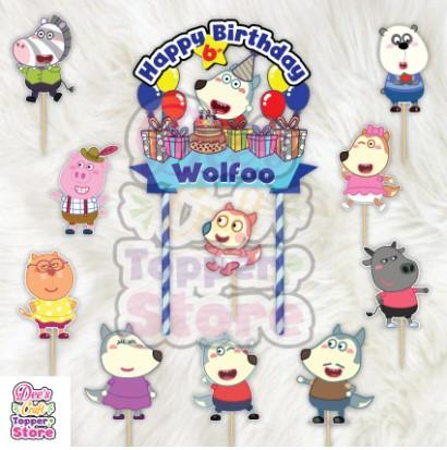 Jual Topper Cake Wolfoo And Friends Bisa Request Nama - Jakarta Barat ...