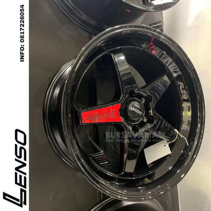 Jual Velg Lenso D1SF R18 5x114 9.5" Lenso Project D 1 SF Flow Forming Gloss Black Limited ...