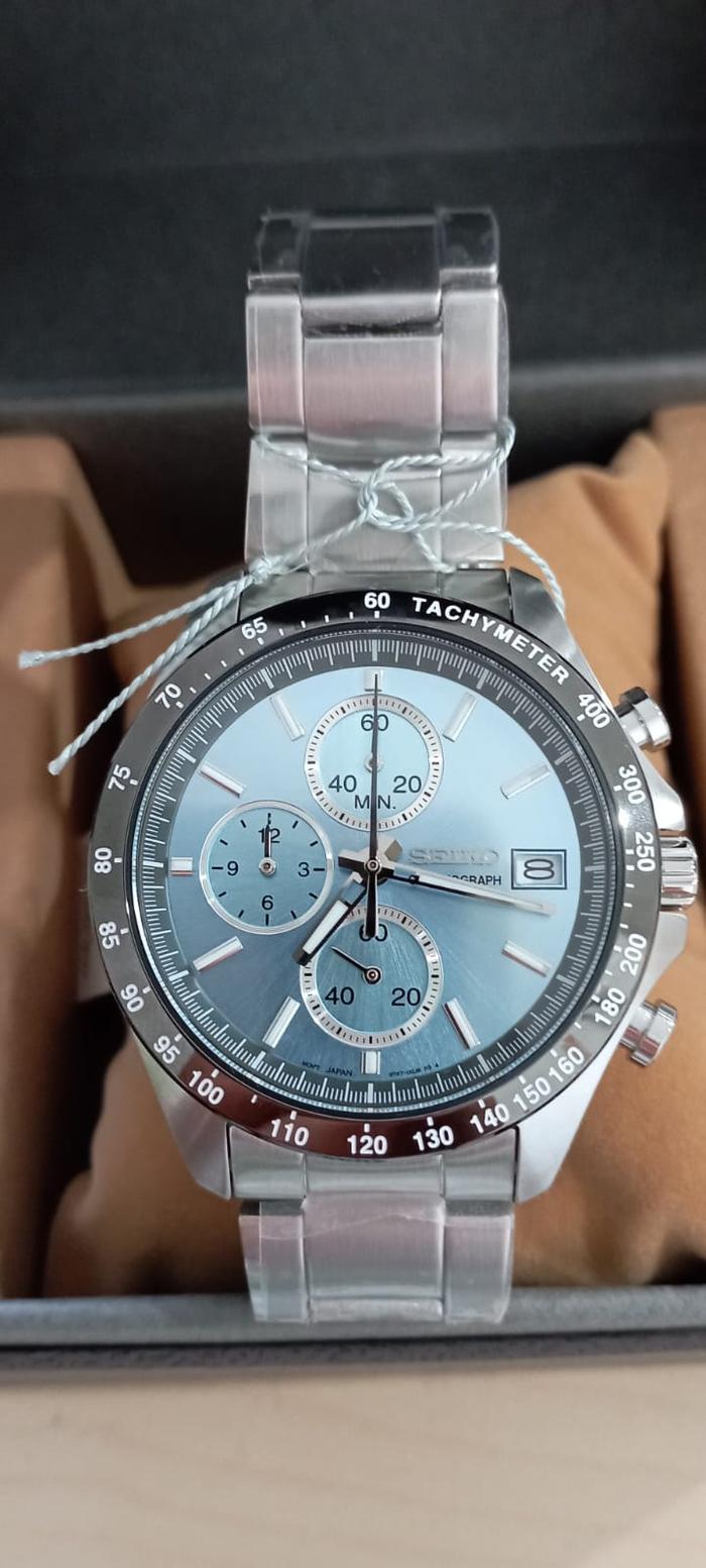 Jual Seiko Quartz SBTR029 Chronograph Ice Blue Dial - Kab. Tangerang ...