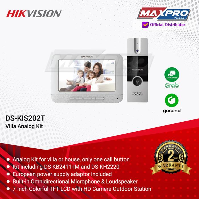 Jual DS-KIS202T - HIKVISION ANALOG VIDEO INTERCOM KIT - Jakarta Barat ...