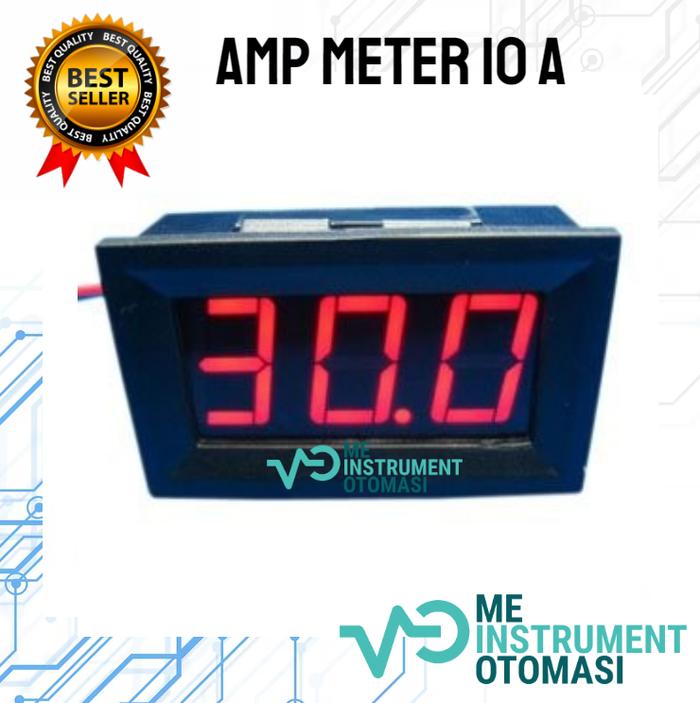 Jual Amperemeter Digital Lengkap Frame Amp Meter 0.56 inch 0-10A DC ...