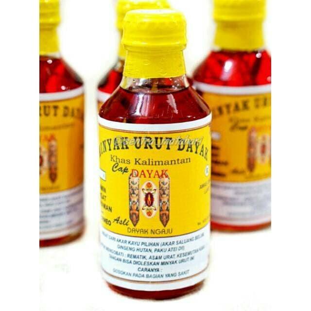 Jual minyak urut obat gosok Dayak asli kalimantan u rematik pegal ...