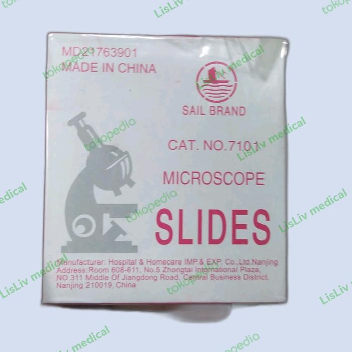 Jual Microscope Slides 7101 Object Glass Slide (Sail Brand) - Kota ...