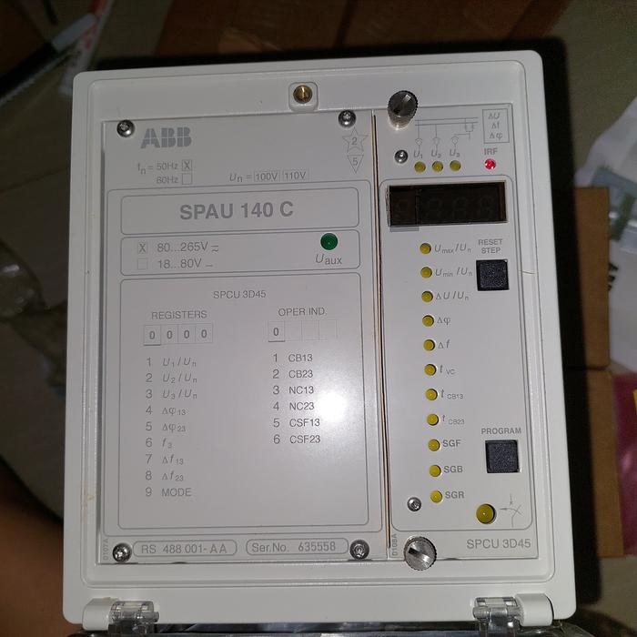 Jual ABB RELAY SPAU 140 C ABB RELAY SYNCHRO CHECK RELAY - Jakarta Pusat ...