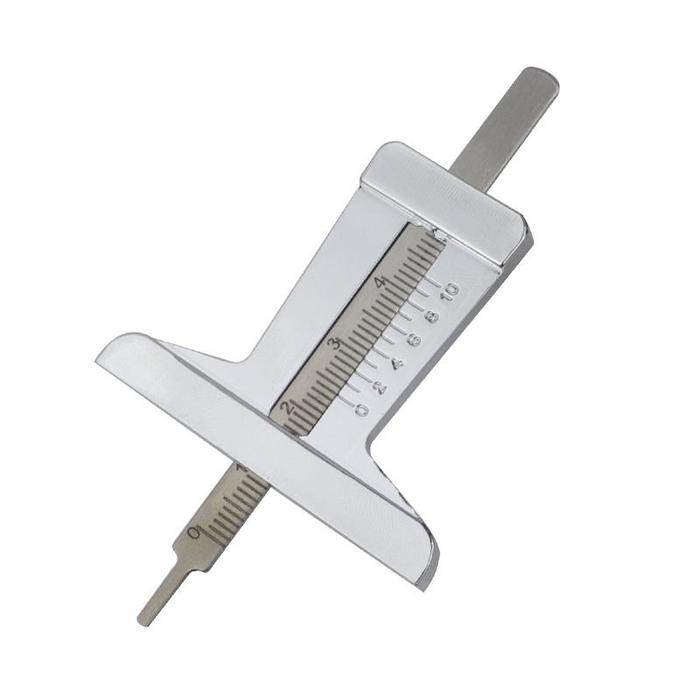 Jual Tread Depth Gauge 0-50mm Alat Pengukur Kedalaman Ban Mobil Caliper ...