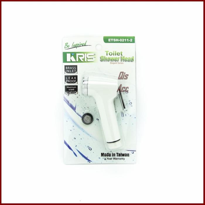 Jual KRIS Elegant Kepala Jet Shower Toilet Brass Inlet ETSH-0211-2 - Putih - Kota Tangerang ...