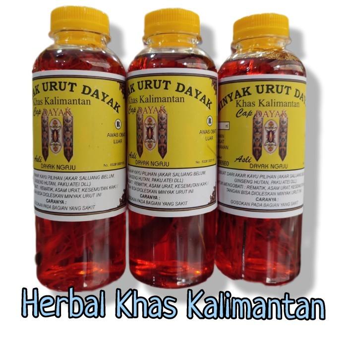 Jual minyak urut obat gosok Dayak asli kalimantan u rematik pegal ...