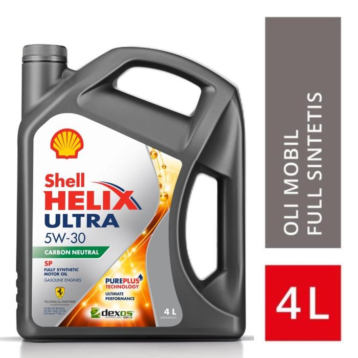 Jual Oli Shell Helix Ultra 5W-30 4L / ORIGINAL BARCODE / Oli Mobil ...