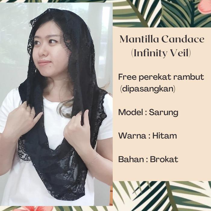 Jual Mantilla/Mantila/Kerudung Misa Katolik/Veil Candace Infinity Veil - Jakarta Barat - Pick ...