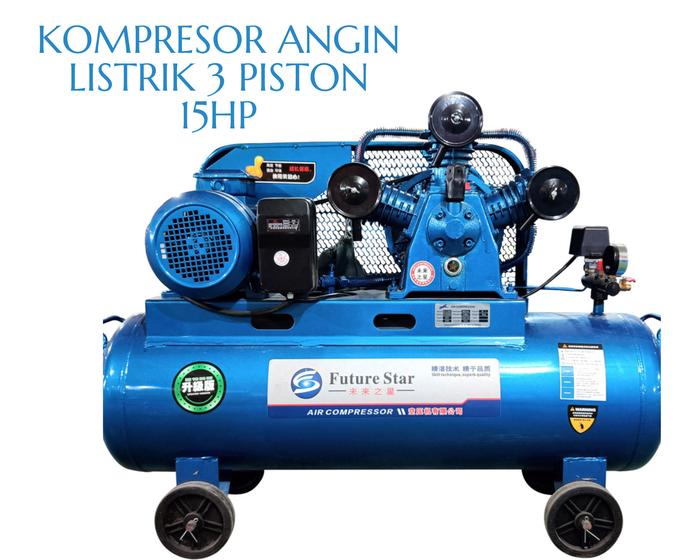 Jual Kompresor Listrik Angin Piston Air 11KW/15HP W-1.6/8 Compressor ...