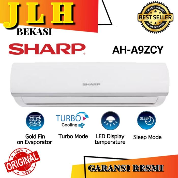 Jual AC SHARP AH - A 9 ZCYN AC 1PK LOW WATT HARGA AH - A 9 ZCYN UNIT ...