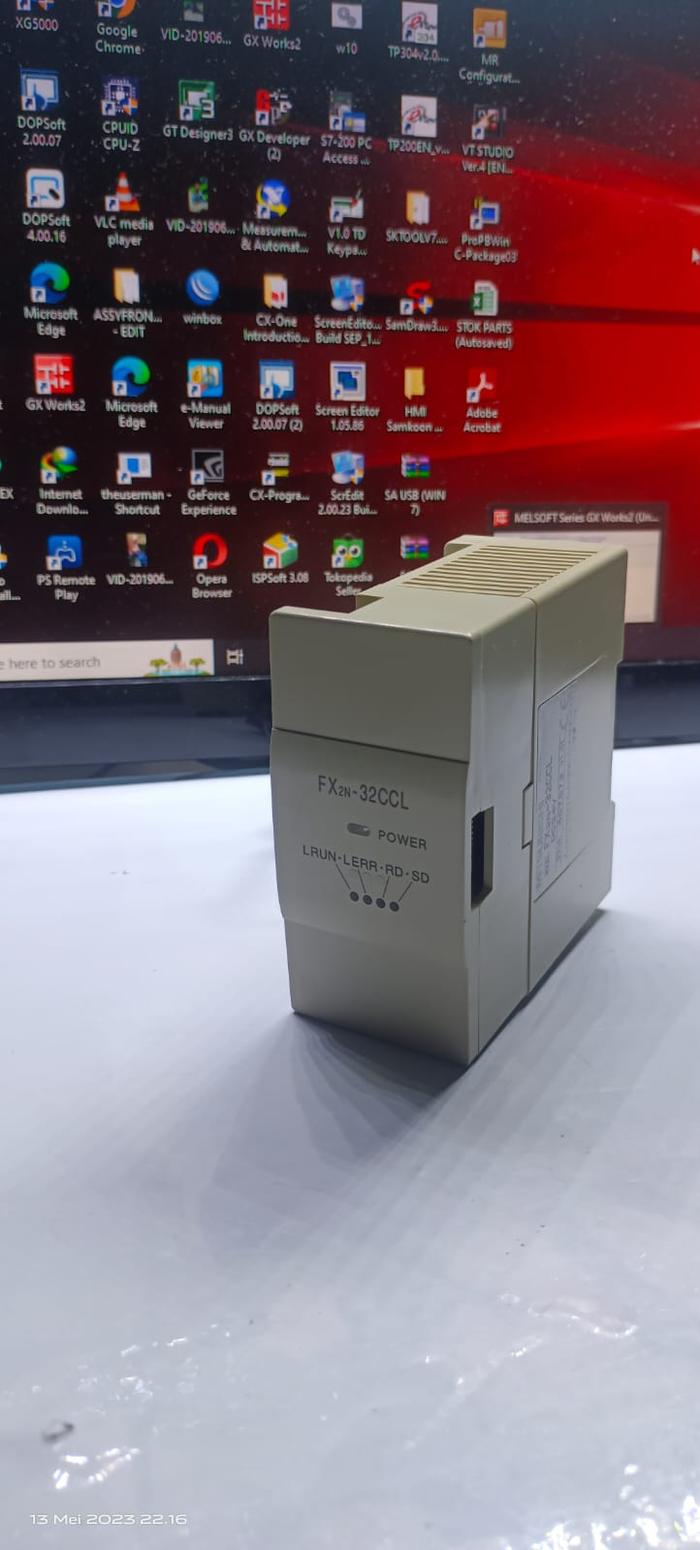 Jual PLC Mitsubishi Expansion Module CC-Link Interface Slave FX2N-32CCL ...