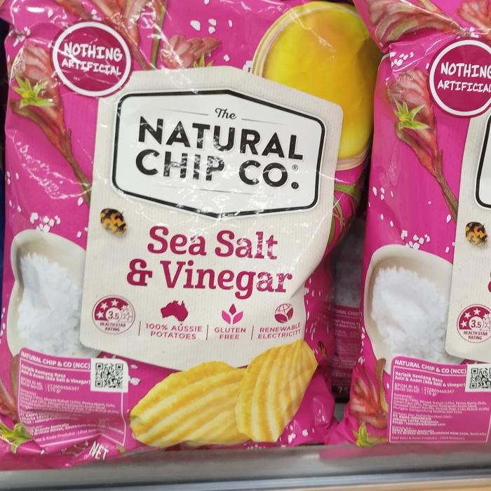 Jual the natural chip co sea salt vinegar 175gr potato chip - Jakarta ...