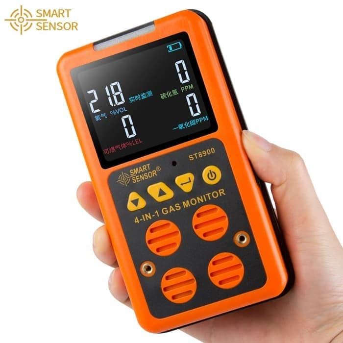 Jual Gas Detector Sertifikat Kalibrasi CO O2 H2S LEL Smart Sensor ...