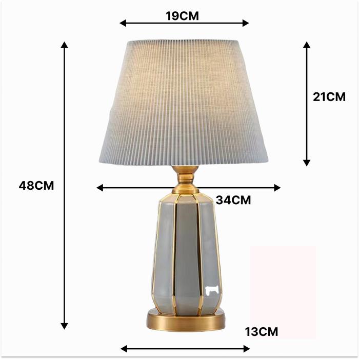 Jual Lampu Meja Hias Mewah / Luxury Modern Table Lamp EB Home 1356/14 ...