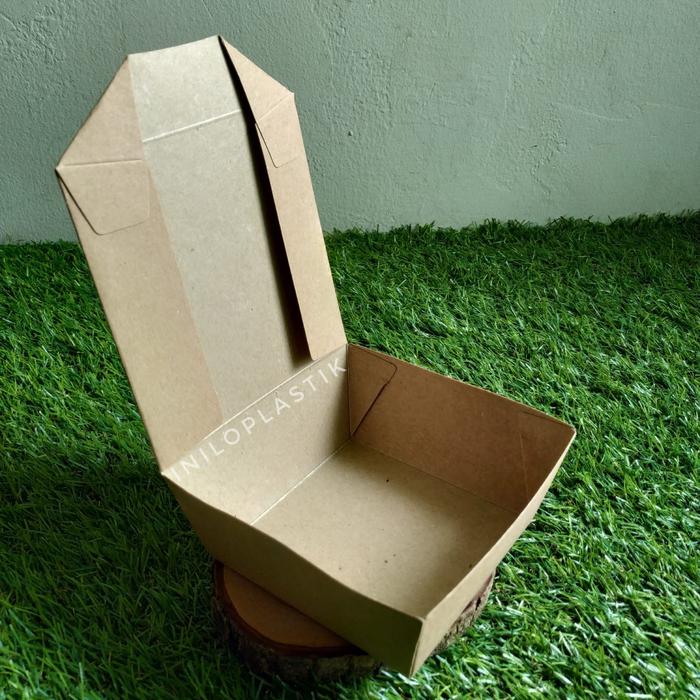 Jual Paper Lunch Box Size S / Kotak Makan Kertas Ekonomis Small - Kota ...