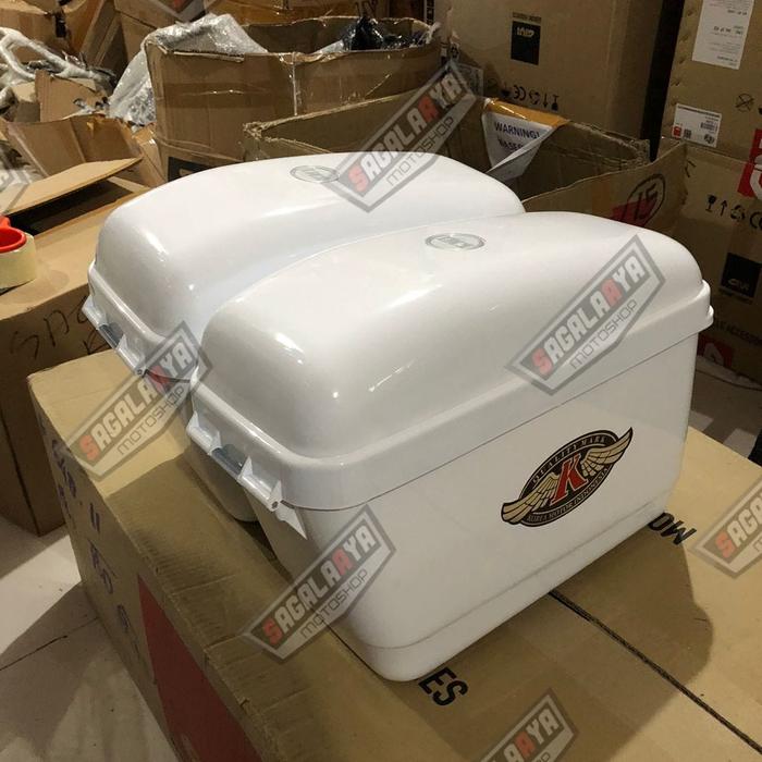 Jual Side Box samping KMI SBD01 white putih Bukan givi shad sidebox ...