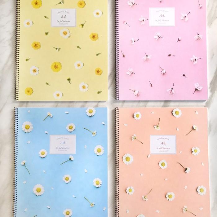 Jual Buku tulis notebook A4 blossom - Jakarta Utara - Wonery | Tokopedia