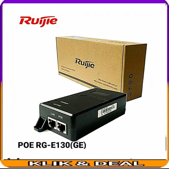Jual ruijie/ruiji poe RG-E 130 GE power adapter injector - Jakarta ...