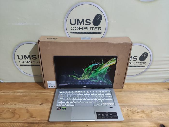 Jual ACER Swift X SFX14-41G AMD Ryzen 7-5700U RAM 16GB SSD 512GB RTX ...