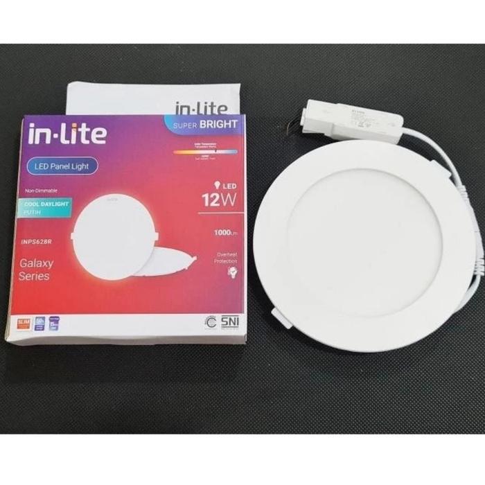 Jual Lampu Downlight LED Bulat IB Inbow 12 Watt In Lite Inlite INPS628R ...