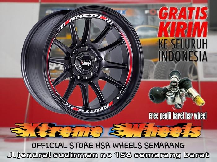 Jual VELG HSR AMETH R18 LEBAR 9,5 ET 0 BAUT 6 PNP PAJERO HILUX FORTUNER ...