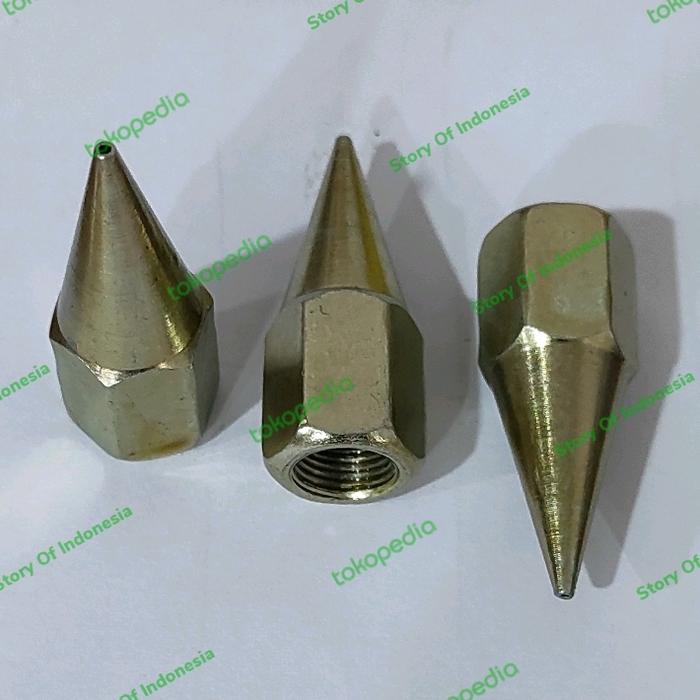 Jual Kepala Selang Pompa Gemuk Lancip Tebal / Nepel Grease Gun Heavy ...