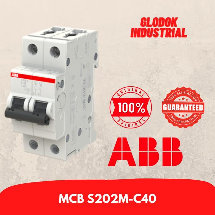 Promo ABB MCB 40A Icn 10kA Icu 15kA 2 POLE S202M-C40 2CDS272001R0404 Cicil 0% 3x - Jakarta Barat ...