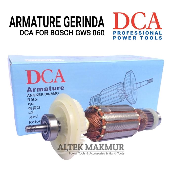 Jual DCA Armature Disc Grinder BOSCH GWS 060 / Angker Dinamo Rotor ...