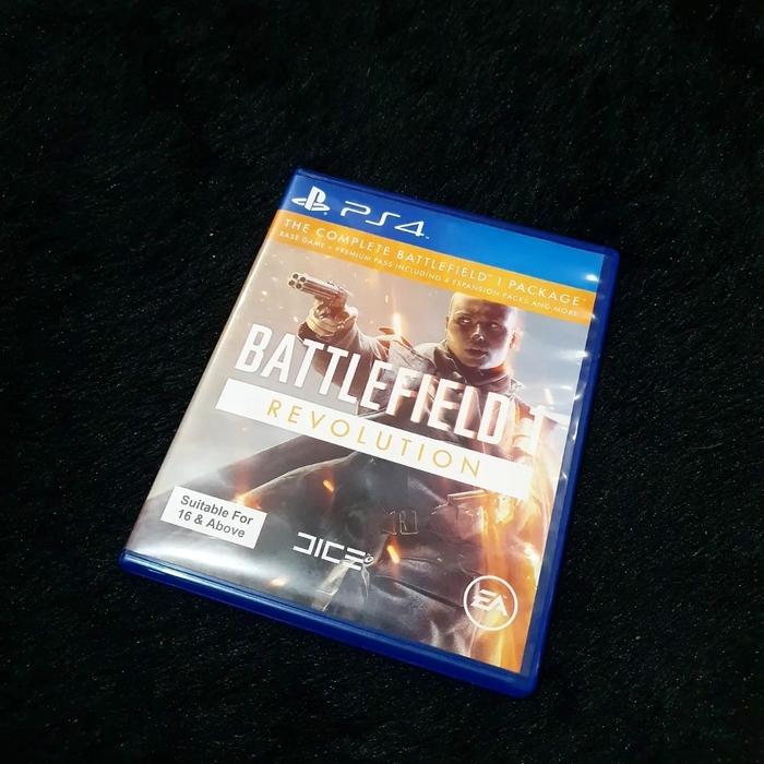 Jual Kaset BD PS4 Playstation 4 battlefield 1 revolution game perang ...