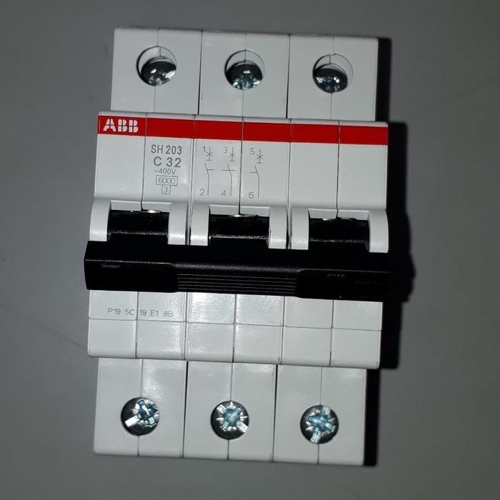 Jual MCB 3P 32A ABB SH203 C32A Miniature Circuit Breaker - Kota Surabaya - Jagoan Listrik ...