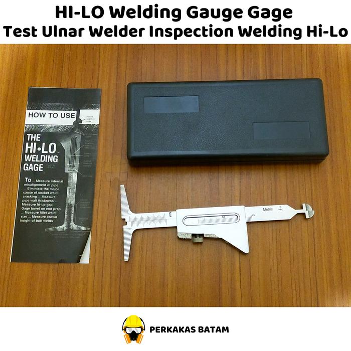 Jual HI-LO Welding Gauge Gage Test Ulnar Welder Inspection Welding Hi ...
