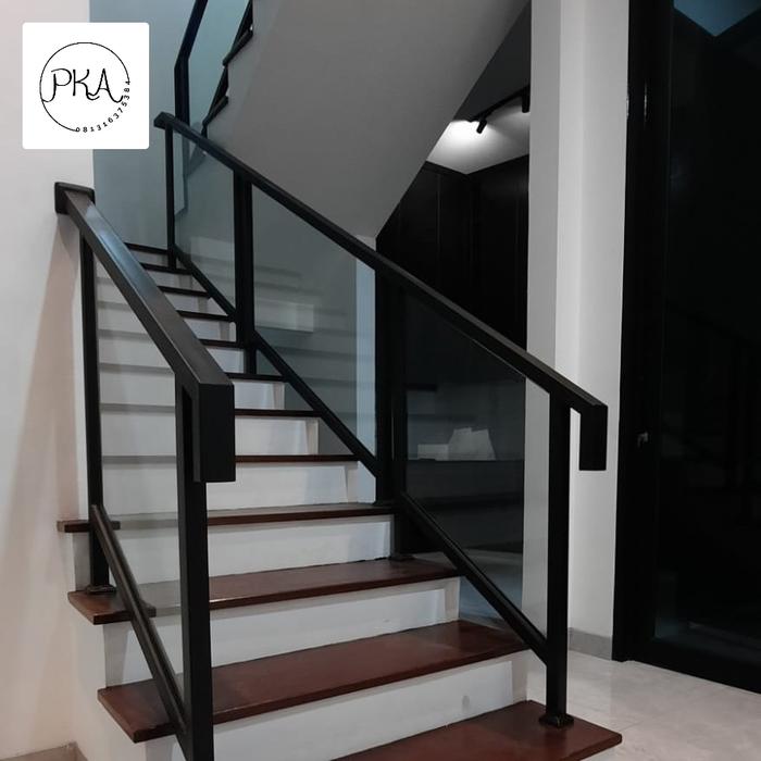 Jual Railing Kaca Besi Minimalis - Jakarta Barat - PROJECT KARYA ABADI ...