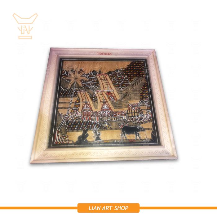 Jual Hiasan Dinding Lukisan Ukir Toraja 44x44 - Ukiran1 - Kab. Toraja ...