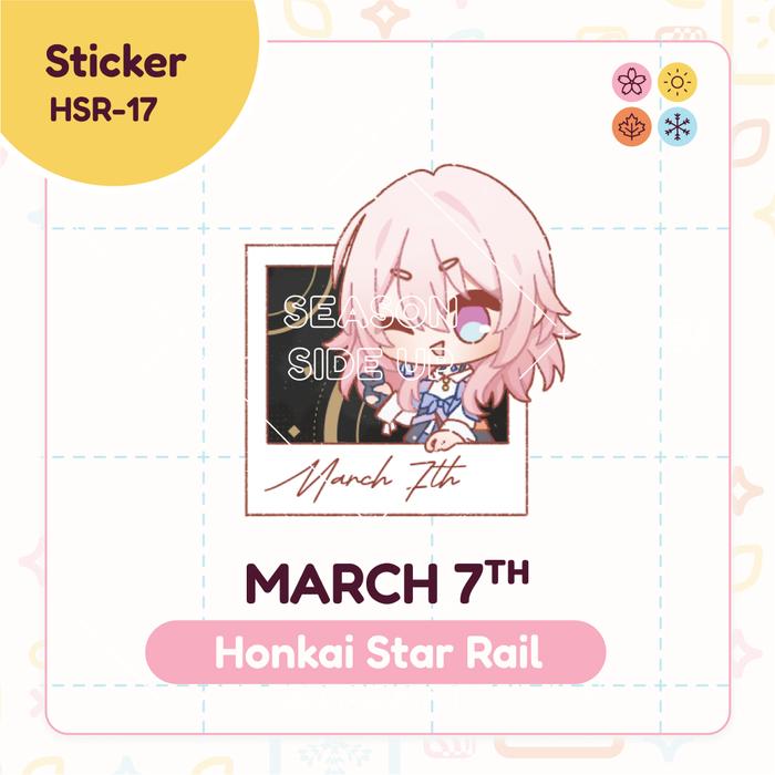 Jual Honkai Star Rail Glitter Sticker Season SideUp - Bronya - Kab ...