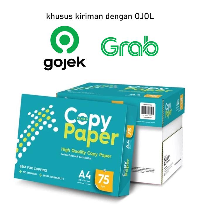 Jual Kertas A4 75 gsm Copy paper 75gr kertas HVS A4 kertas fotocopy 75 ...