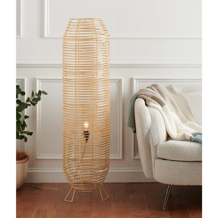 Jual Standing Lamp Rattan / Floor Lamp Rattan / Lampu Lantai Rotan M47 ...