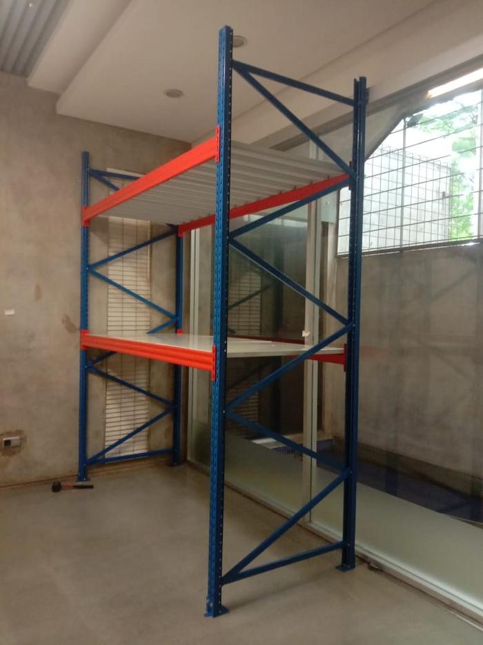 Jual Rak Gudang Heavy Duty Kapasitas 1 Ton (Model Shelving) - Rak ...