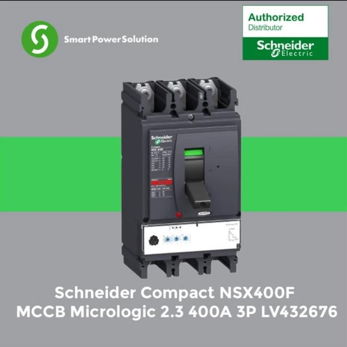 Jual Schneider Compact Mccb NSX400F 400A 3P 36kA Ref - LV432676 ...