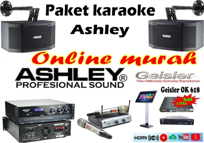 Jual paket karaoke ashley k2310 ashley ka6000 geisler ok618 original ...