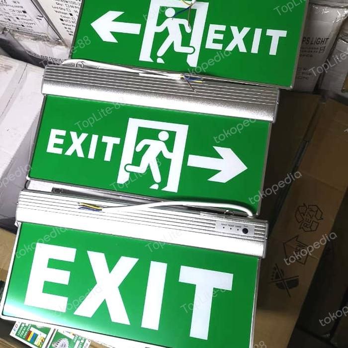 Jual Lampu Led Emergency EXIT Polos Akrilic/Exit Lampu Darurat 2Sisi ... Jual Lampu Led Emergency EXIT Polos Akrilic/Exit Lampu Darurat 2Sisi ...