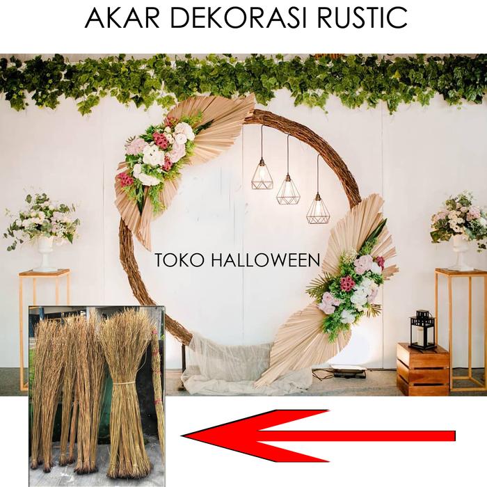 Jual AKAR DEKORASI RUSTIC WEDDING DAN LAMARAN BACKDROP - Jakarta ...