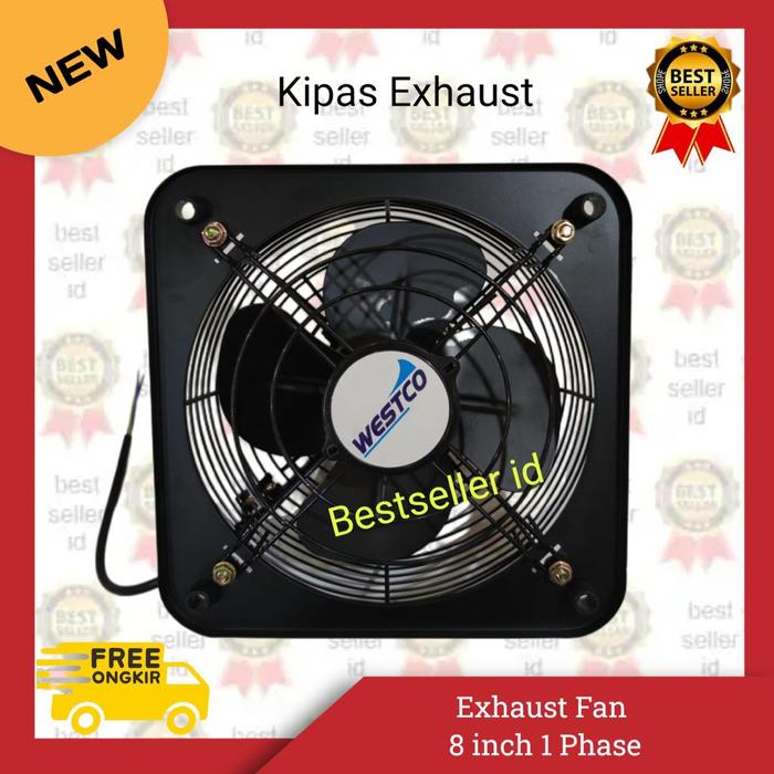 Jual Exhaust Fan 8 inch / Kipas Dinding 8" / Penyedot udara 220V 1 ...