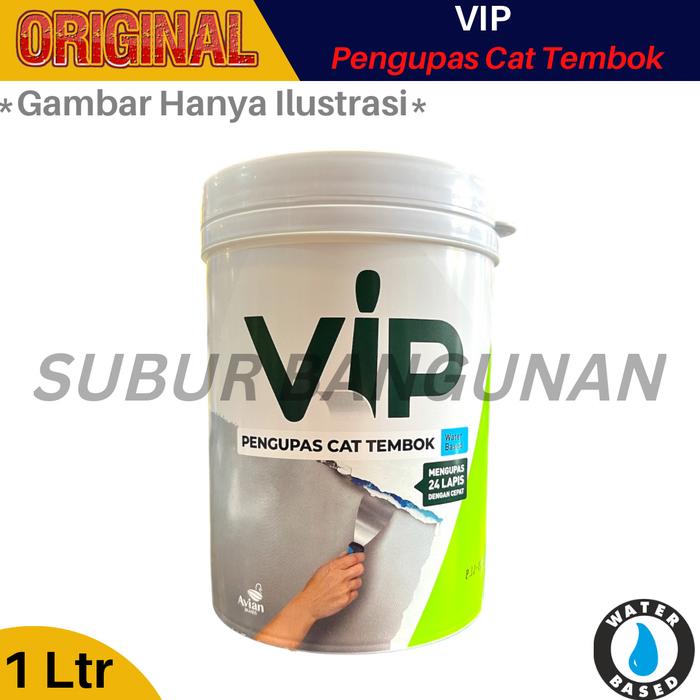 Jual Vip Pengupas Cat Tembok Waterbased Cairan Perontok Paint Remover 1 ...