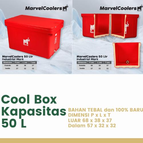 Jual Cooler Box Es Marvel Penyimpanan Makanan Minuman Beku Frozen ...